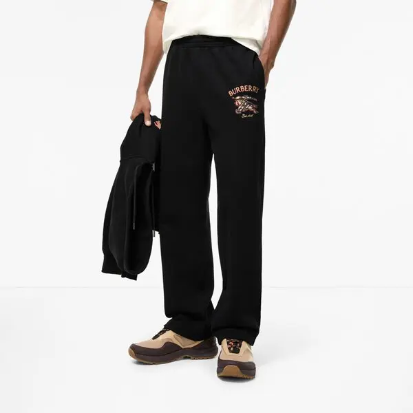 Burberry Knight Check Cotton Track Pants