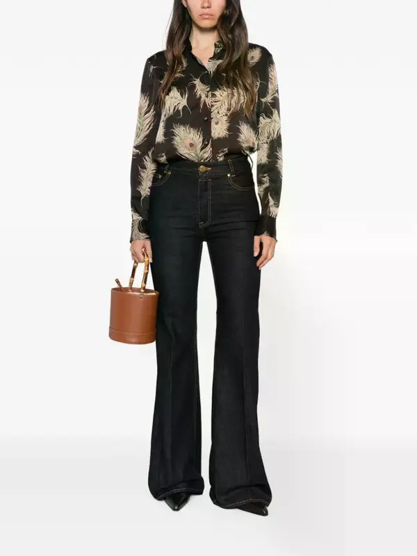 Zimmermann High-waisted Flared Jeans - Blue