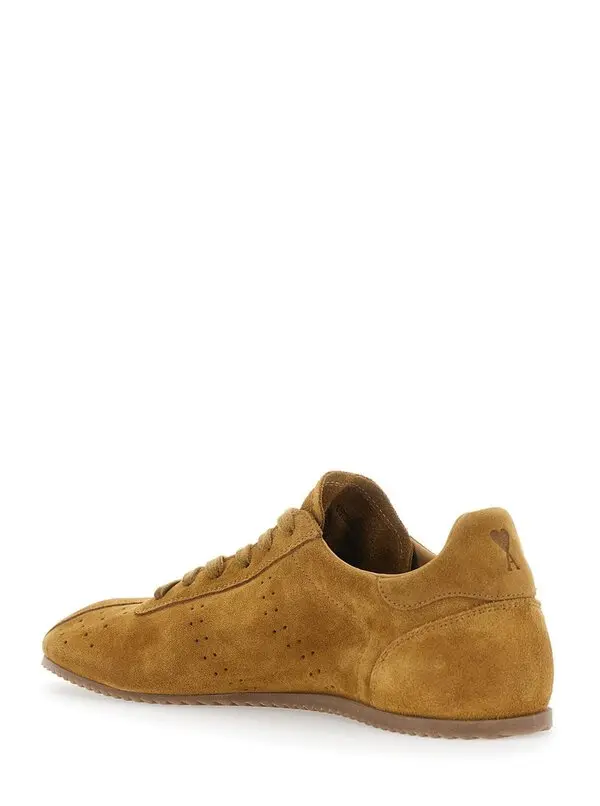 AMI Paris Suede Low-top Sneakers - Multicolor