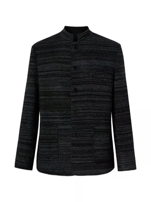 Missoni Striped Wool And Viscose Knit Jacket