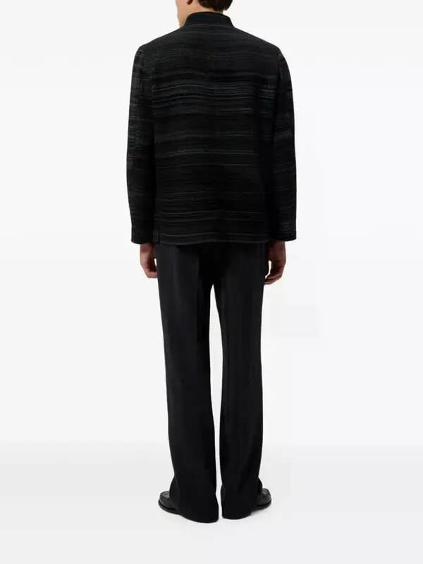 Missoni Striped Wool And Viscose Knit Jacket