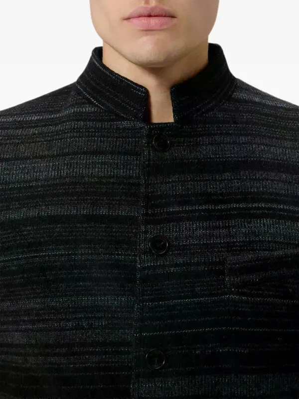 Missoni Striped Wool And Viscose Knit Jacket