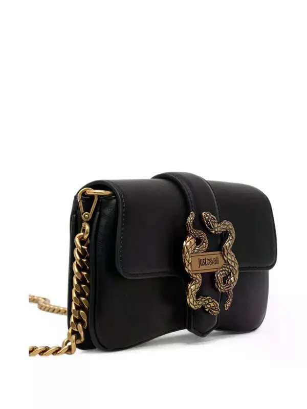 Just Cavalli Snake-plaque Cross Body Bag