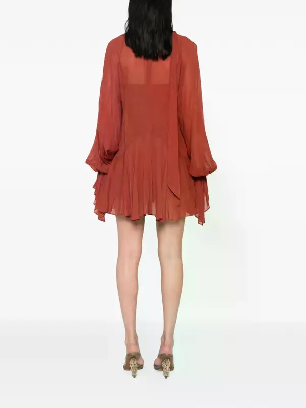 DE LA VALI Casimiro Ruffled Mini Dress