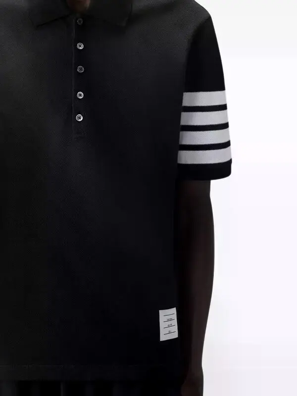 Thom Browne Pique 4-bar Polo