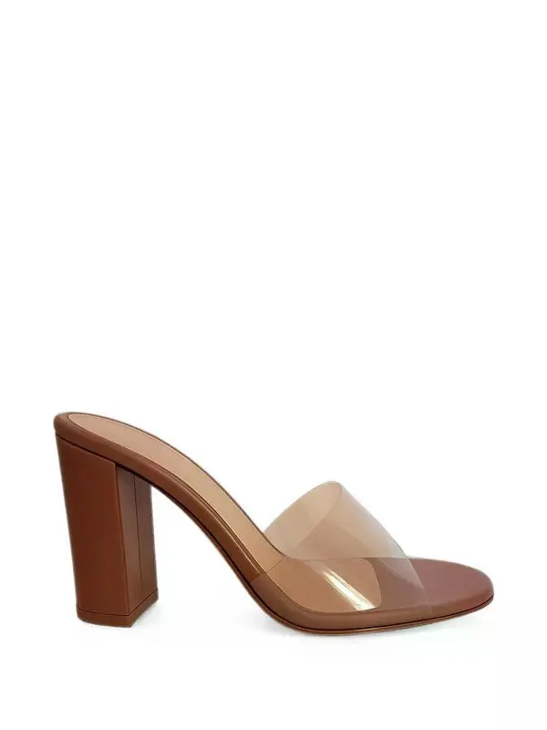 GIANVITO ROSSI Glass Mules 85 - White