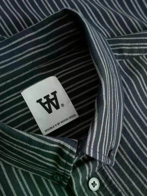 Wood Wood Striped Button-down Shirt