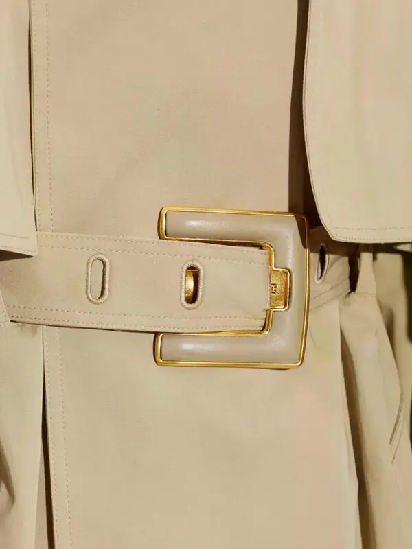 Balmain Trench Coat With Belt