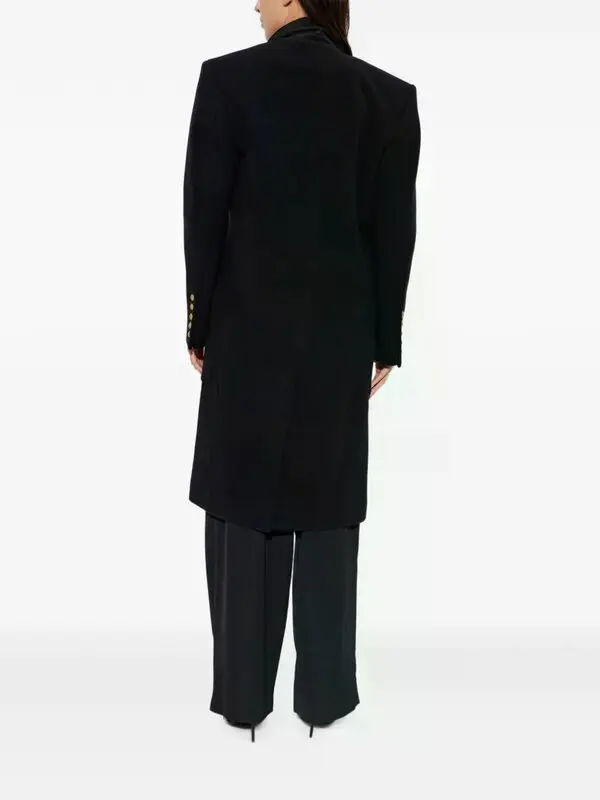 Balmain Double-breasted Wool Coat