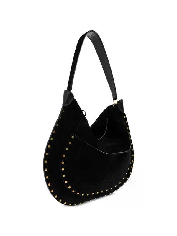 Isabel Marant Étoile Stud-embellished Suede Shoulder Bag