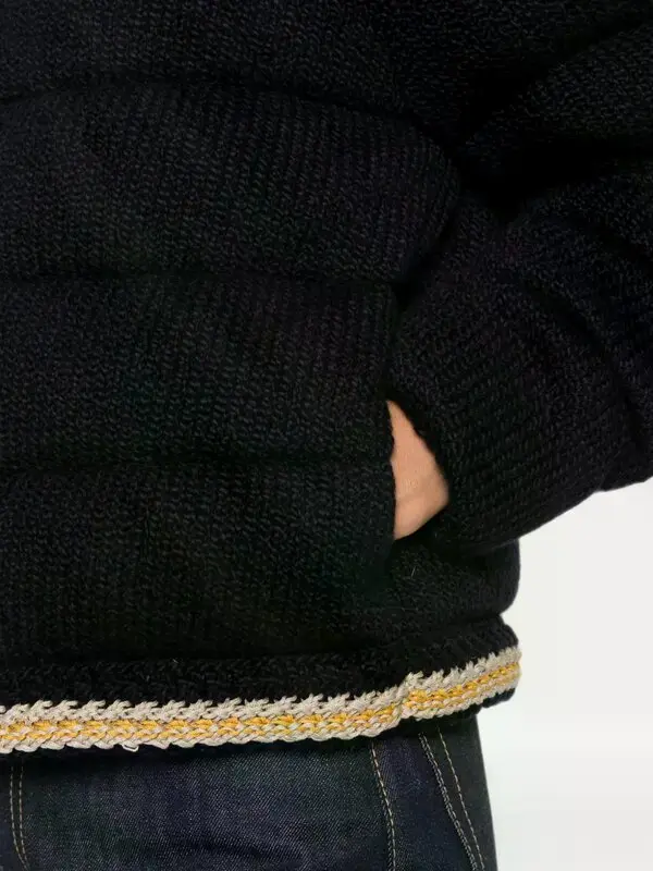 Moncler Knitted Padded Jacket