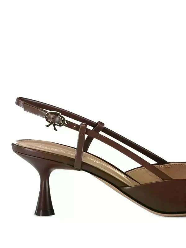 GIANVITO ROSSI Ascent Leather Pumps