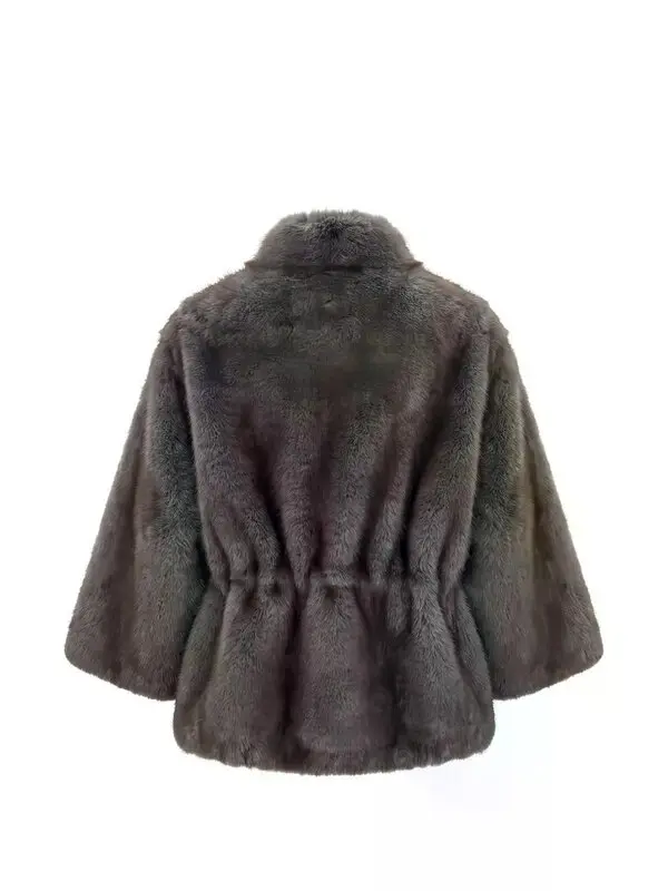 VALENTINI 1972 High-neck Faux-fur Jacket