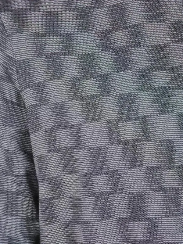 Emporio Armani Pattern-knit Virgin-wool Jumper Signature Capsule