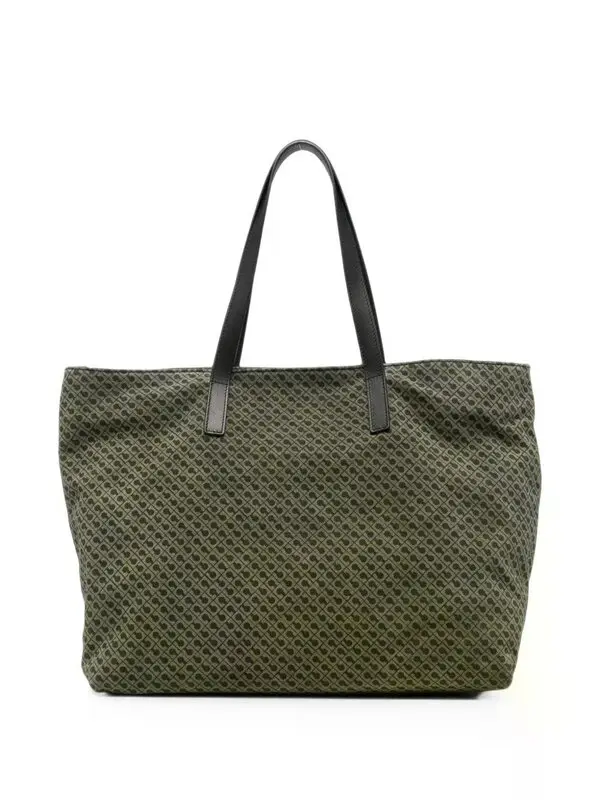 GHERARDINI Monogram-print Leather Shoulder Bag