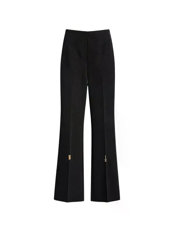 DANAME Gold-tone Hardware Flared Trousers