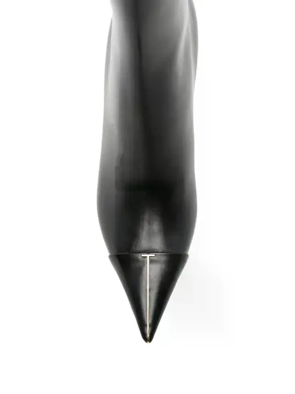 TOM FORD Metal-tip Pointed-toe Ankle Boots