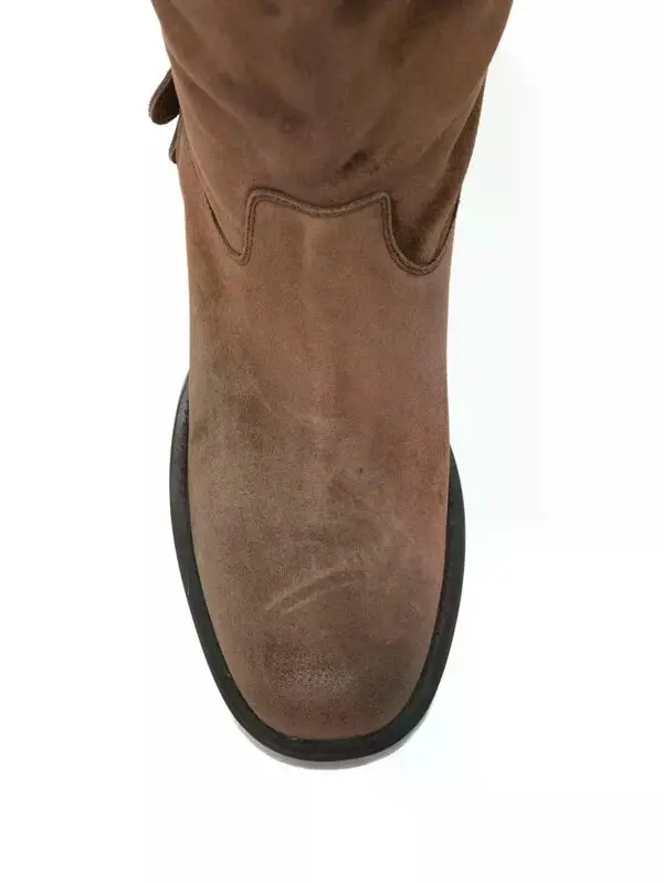 Chloé Dakota Buckle-detail Boots - Brown
