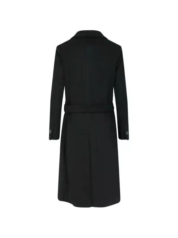 Tagliatore Jole Double-breasted Belted Coat