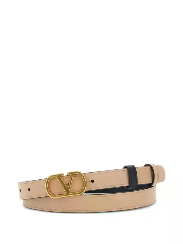 Valentino Garavani Vlogo Signature Leather Belt
