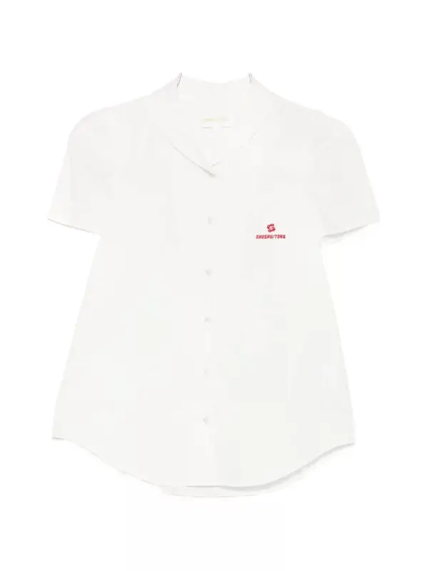 SHUSHU/TONG Logo-embroidered Short-sleeve Shirt