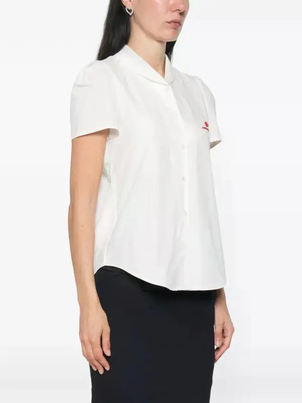 SHUSHU/TONG Logo-embroidered Short-sleeve Shirt