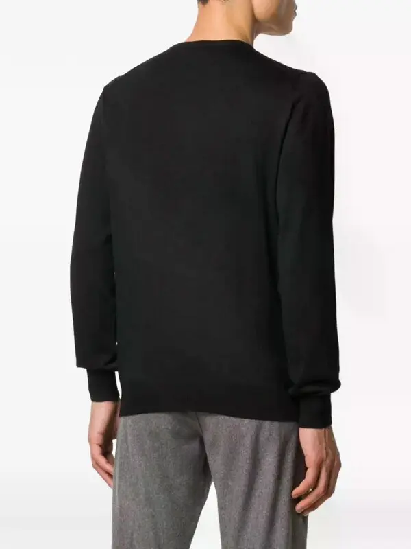 BARBA NAPOLI Crew-neck Long-sleeve Sweater