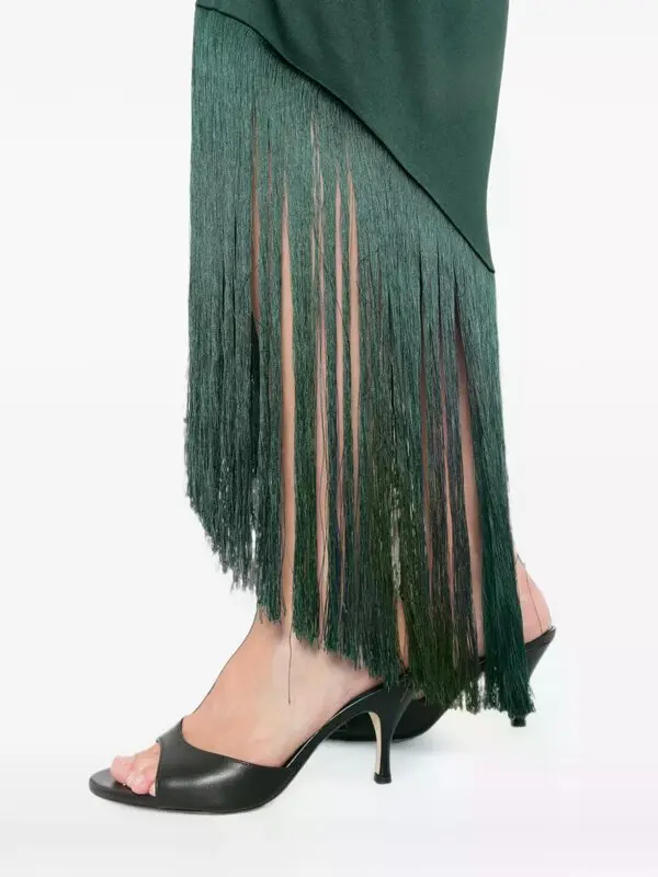 ESSE STUDIOS Eros Fringe-trimmed Maxi Dress