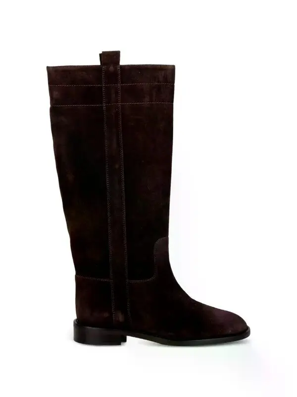 Status Suede Panelled Boots