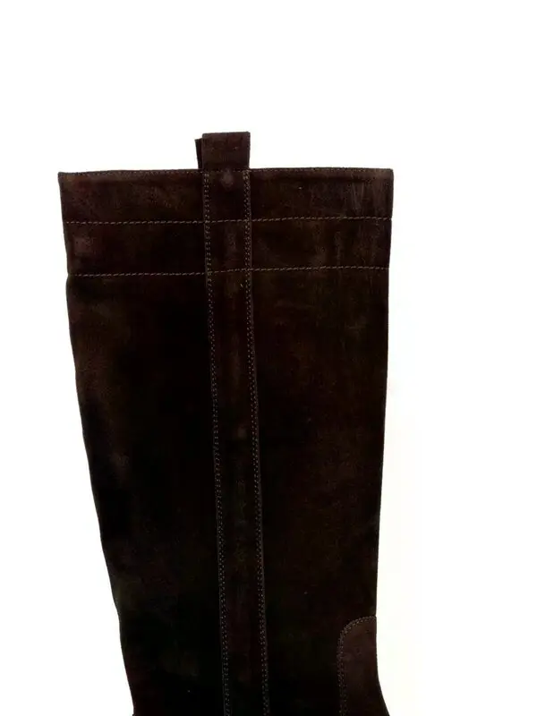 Status Suede Panelled Boots