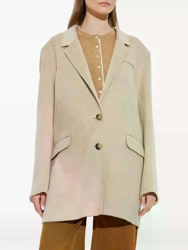 Isabel Marant Étoile Colbya Notched-lapel Coat