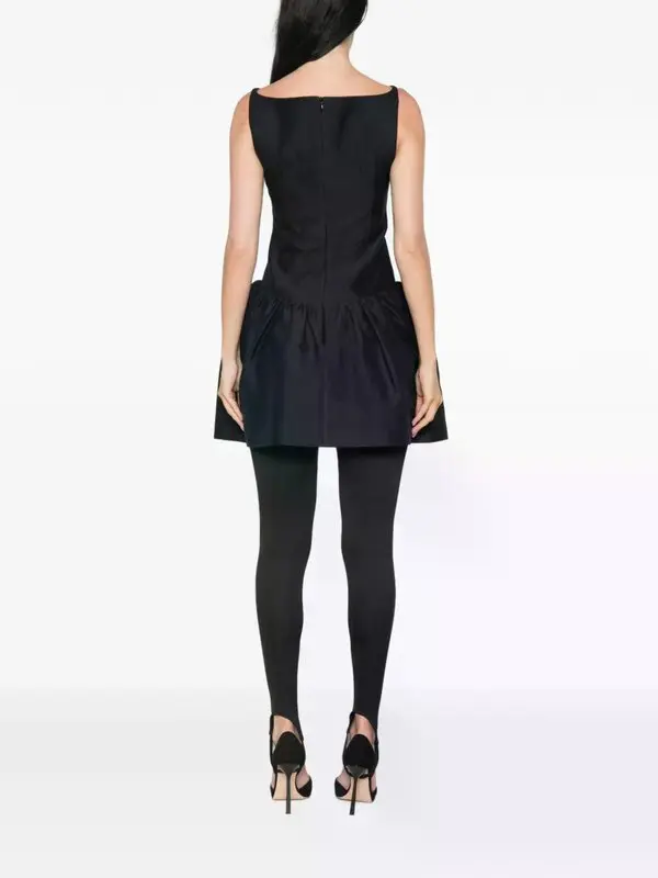 SHUSHU/TONG Ruffled Bow-detail Mini Dress