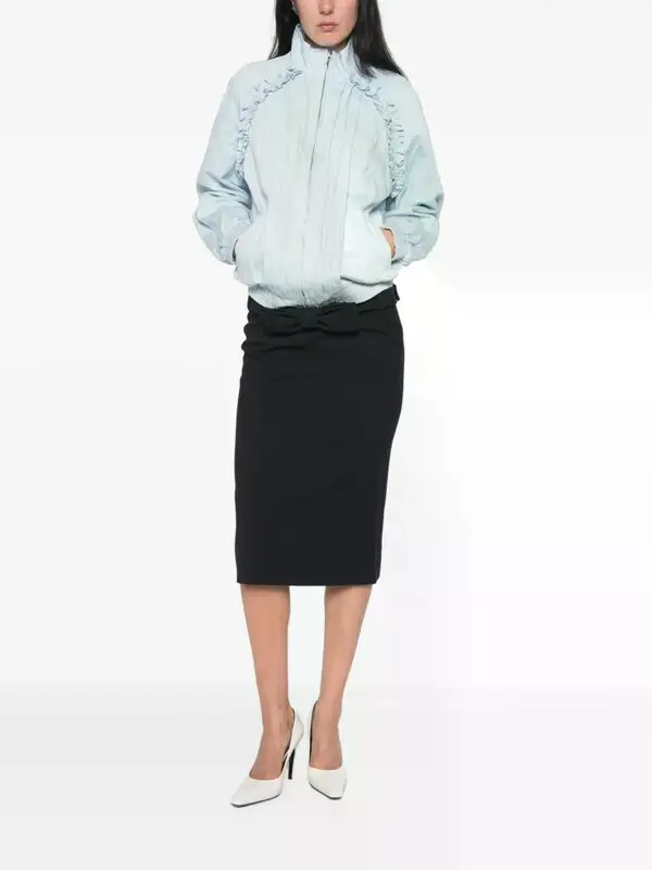 SHUSHU/TONG Ruffled Crinkle-effect Jacket