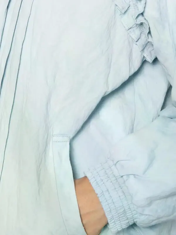 SHUSHU/TONG Ruffled Crinkle-effect Jacket