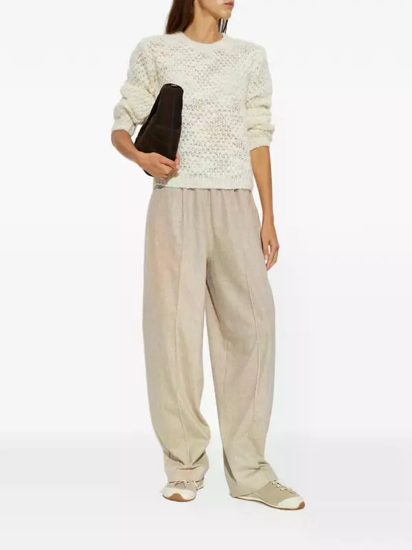 Fabiana Filippi Sequin-embellished Open-knit Sweater