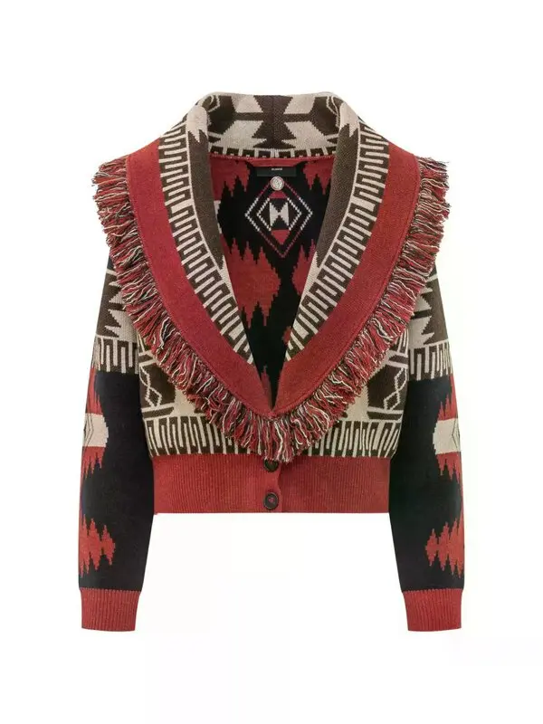 Alanui Icon Fringe-trim Cardigan
