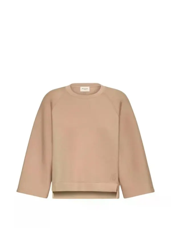 Max Mara Jersey Texture Crew Neck Sweater