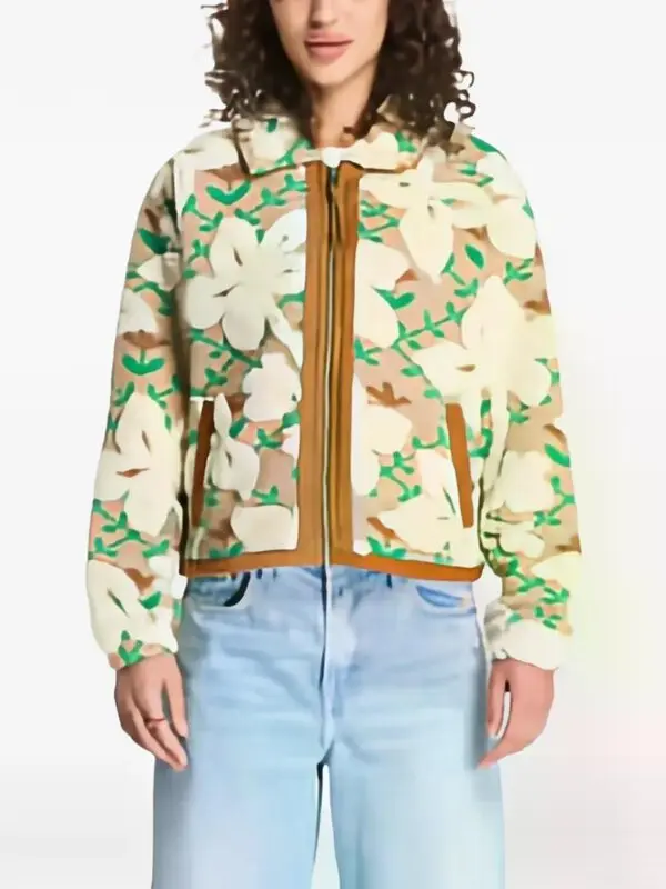 NAPAPIJRI Floral-print Fleece Jacket