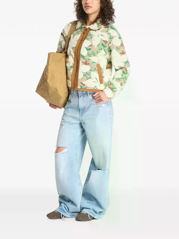 NAPAPIJRI Floral-print Fleece Jacket