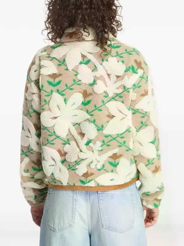 NAPAPIJRI Floral-print Fleece Jacket