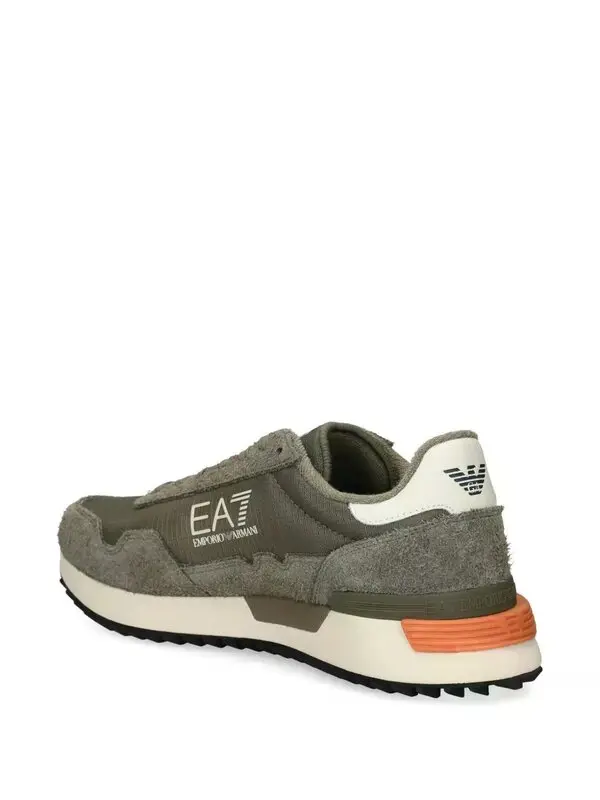 EA7 Logo-print Panelled Sneakers