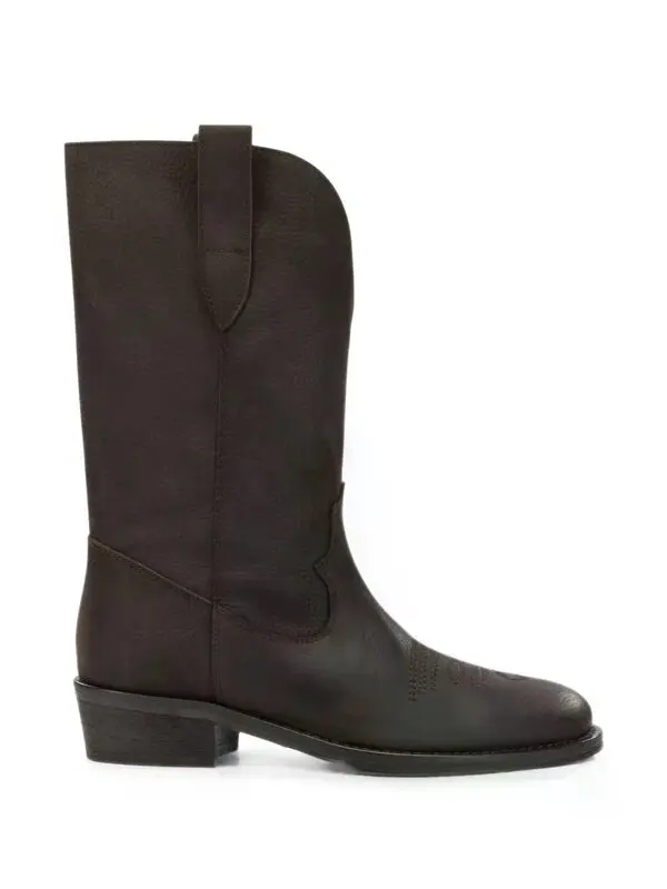 VIA ROMA 15 Western-style Panelled Boots