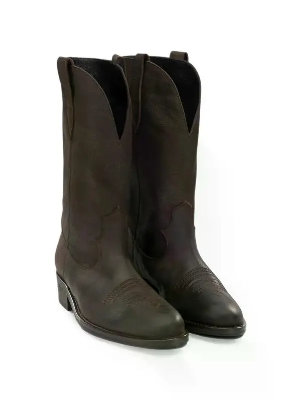 VIA ROMA 15 Western-style Panelled Boots