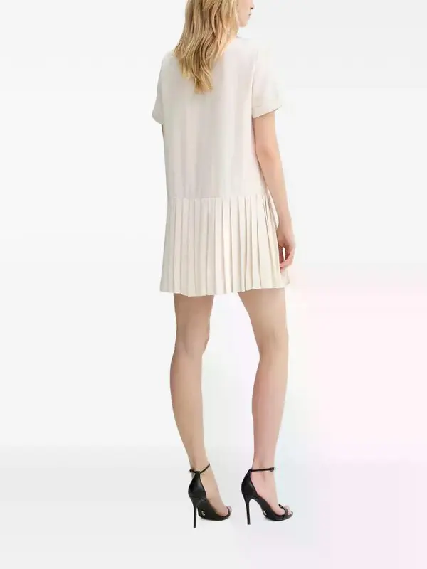 SILVIAN HEACH Scarf-detail Pleated Mini Dress