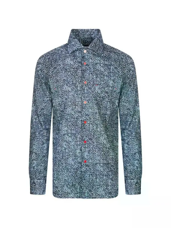 Kiton Geometric-print Shirt