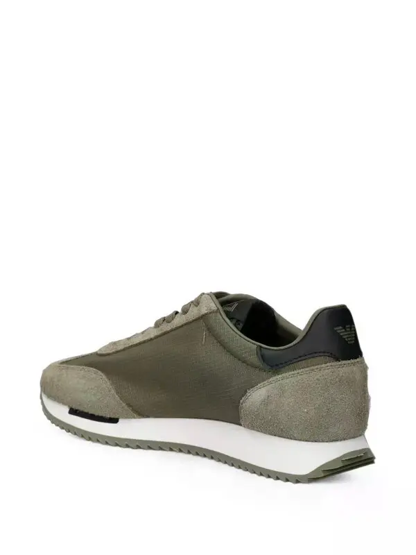 EA7 Logo-patch Panelled Sneakers