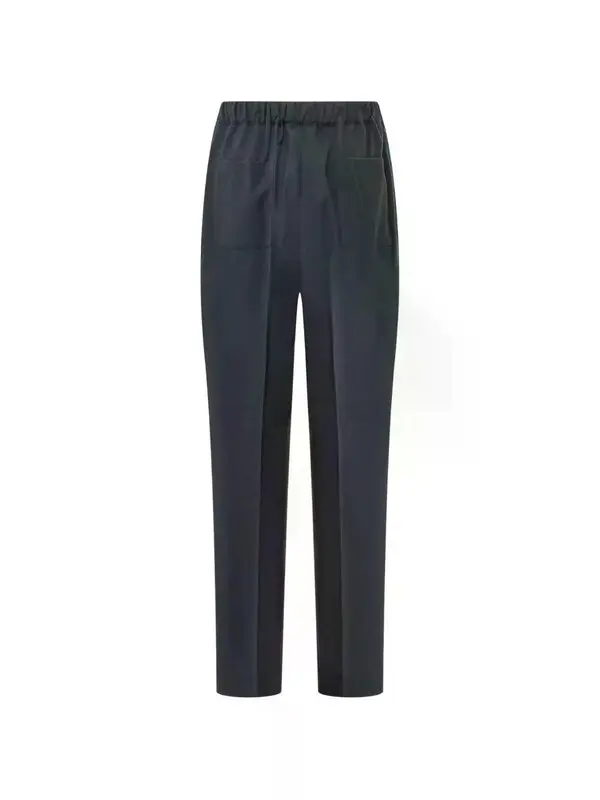 LANEUS Pleated Tapered Trousers