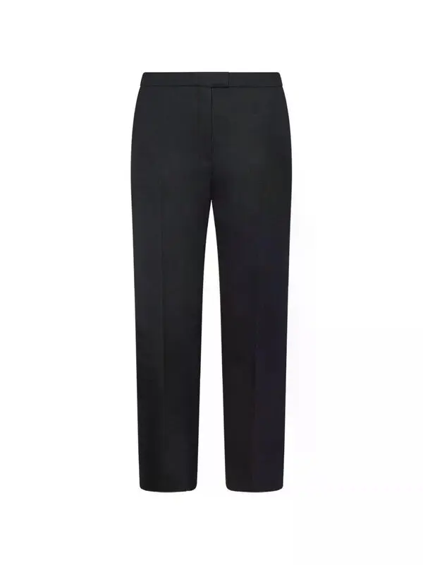 YVES SALOMON Tailored Pressed-crease Trousers