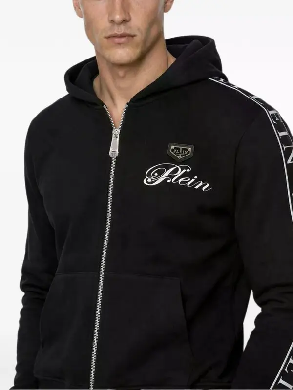 Philipp Plein Hoodie Zip-up Teddy Stones