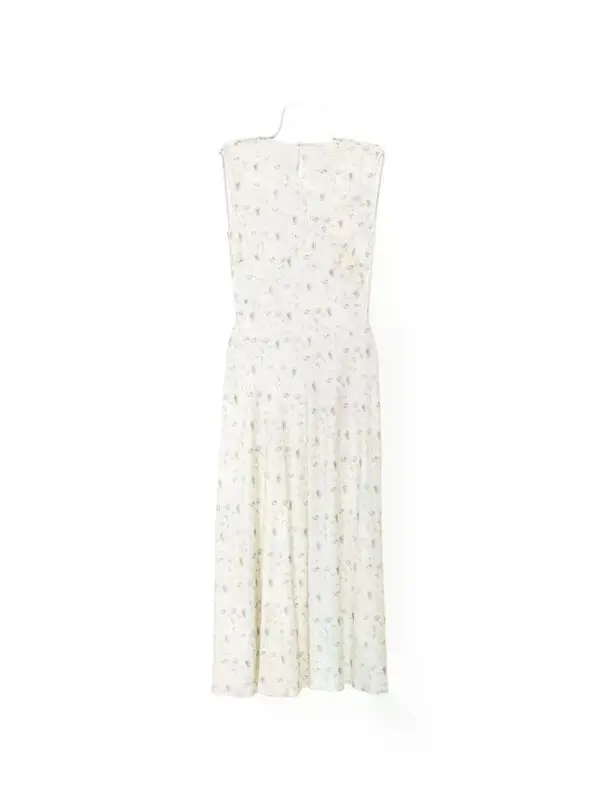 DÔEN Adelana Floral-print Midi Dress - Neutrals